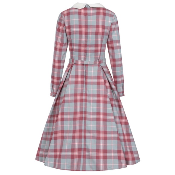 Collectif | Dresses | Collectif Mainline Marika Light Blue And Pink ...